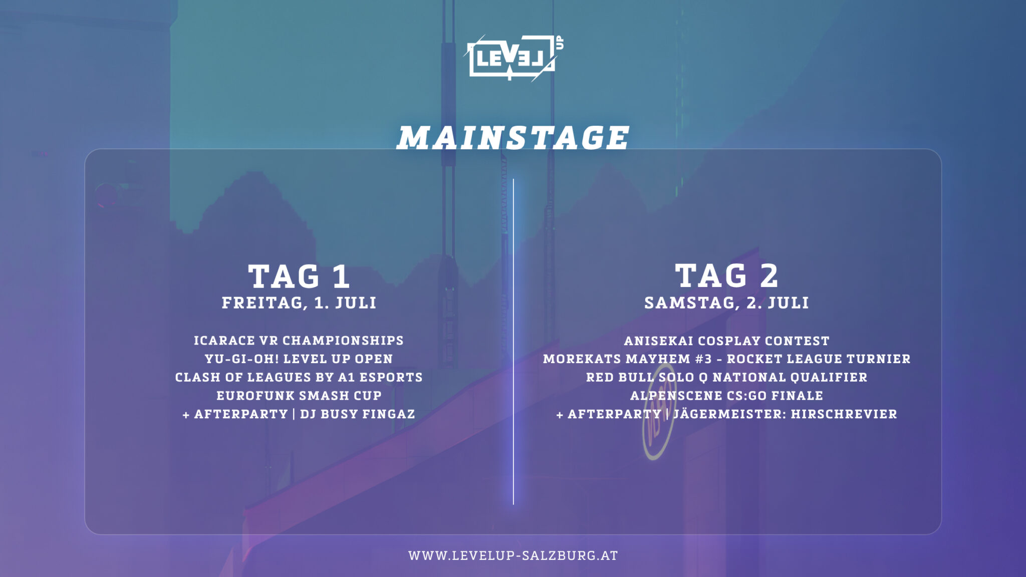 LEVEL UP: Nur noch ein Monat bis zum Gaming- & eSports-Festival in ...